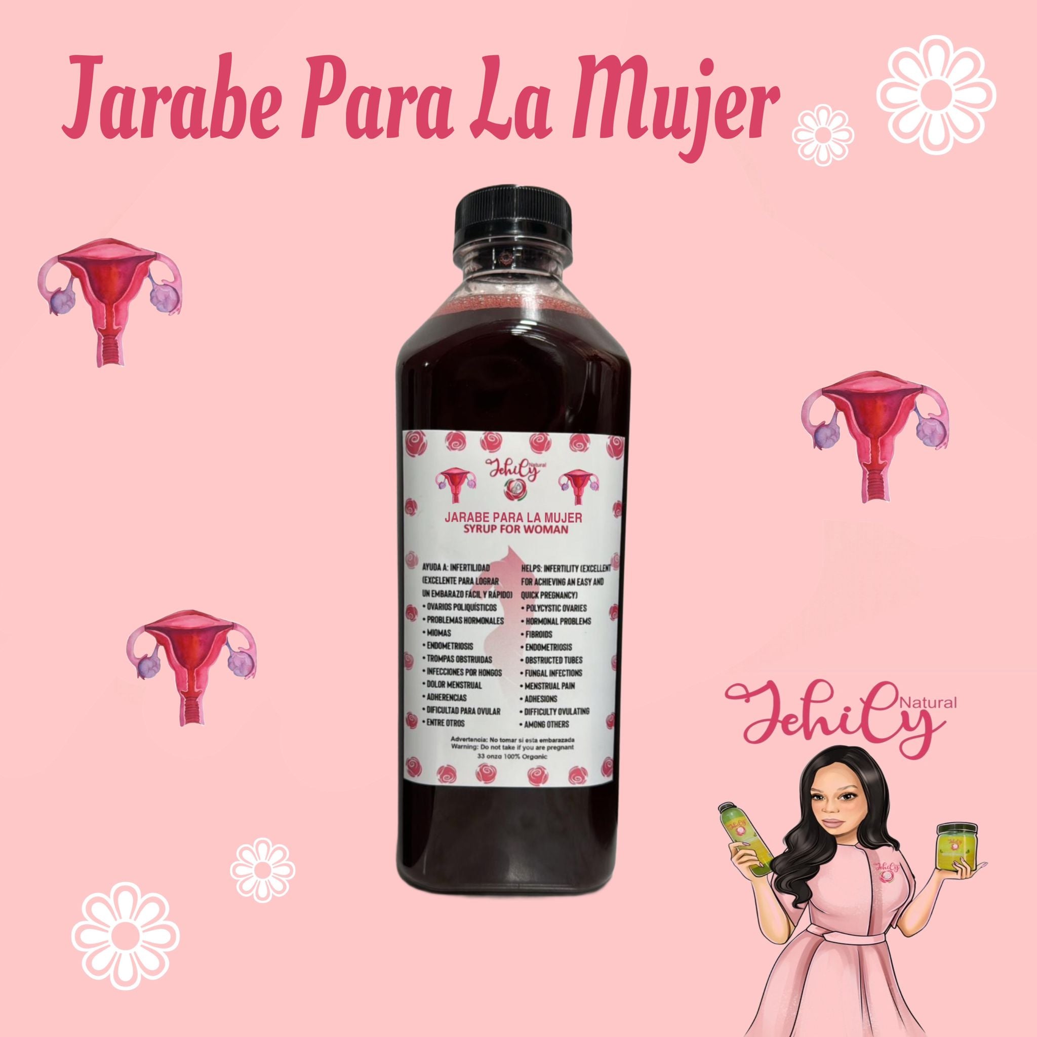 Jarabe natural para la mujer – Jehily Natural
